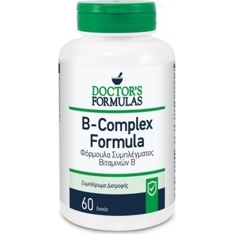 DOCTOR'S FORMULAS B-COMPLEX FORMULA (ΦΟΡΜΟΥΛΑ ΣΥΜΠΛΕΓΜΑΤΟΣ ΒΙΤΑΜΙΝΩΝ Β ...